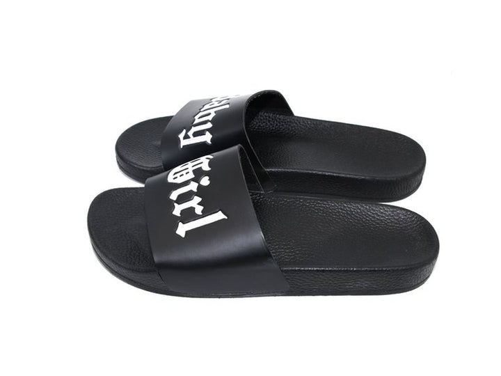 Baby Girl Slides - Black – Bella Doña